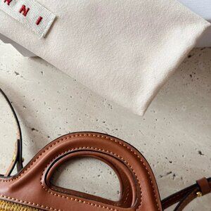 Marni | Bags | Marni Tropicalia Small Tote Bag In Brown | Poshmark